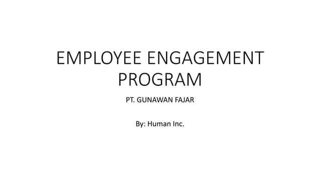 EMPLOYEE ENGAGEMENT PROGRAM | PPSX