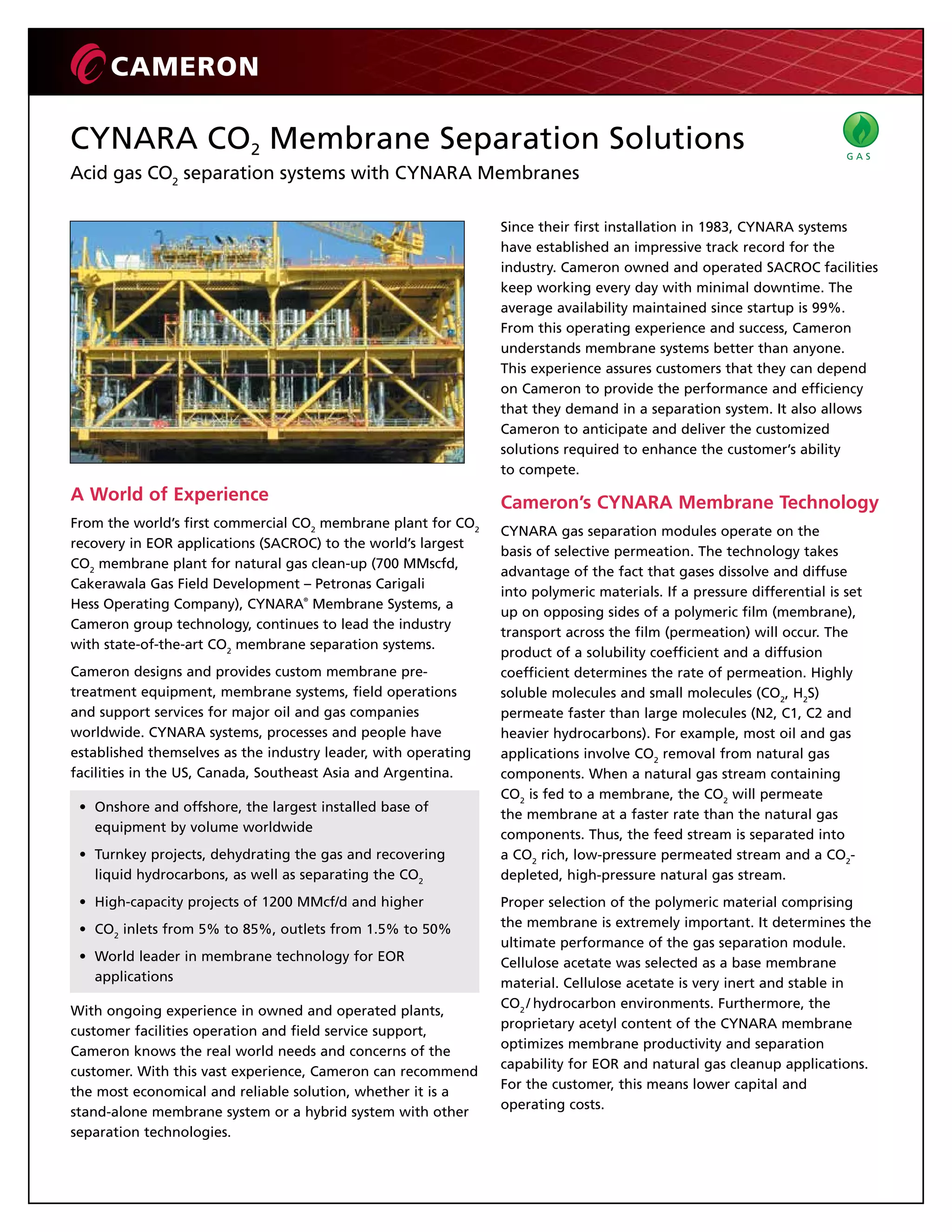 spt-cynara-co2-membrane-separation-solutions-brochure (1) | PDF