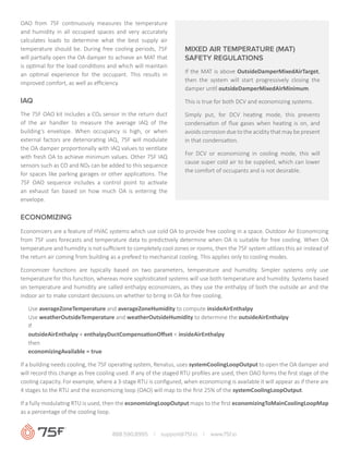 75F Outside Air Optimization and Economizer Control | PDF
