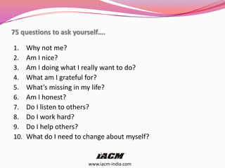 10 Questions About Yourself