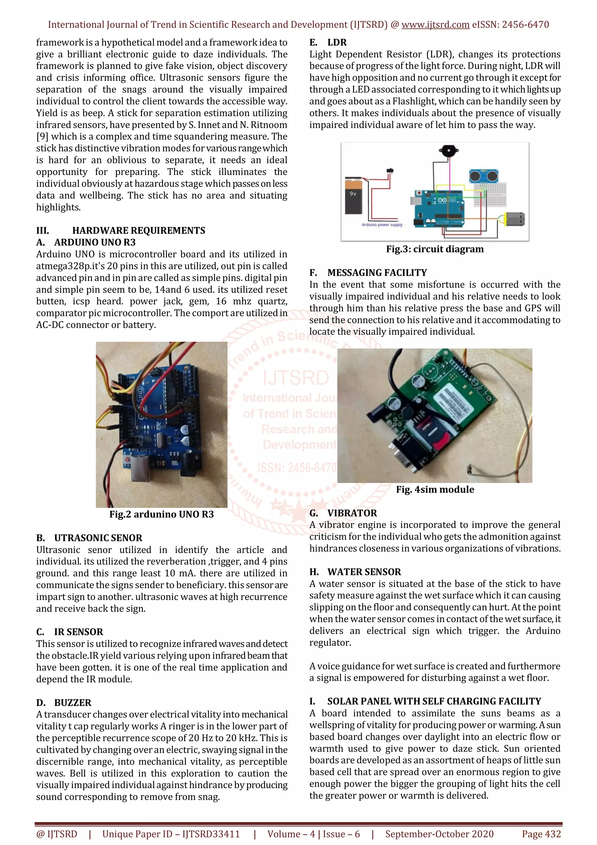 Smart Blind Stick Using Arduino Pdf 4041