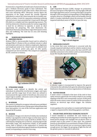 Smart Blind Stick using Arduino | PDF