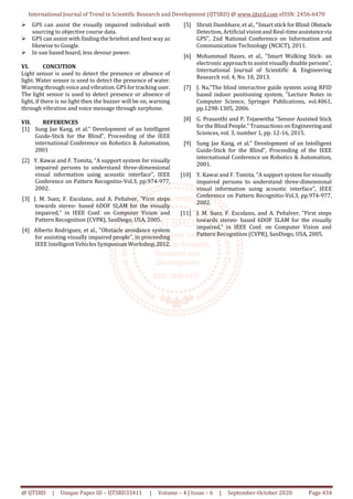 Smart Blind Stick using Arduino | PDF