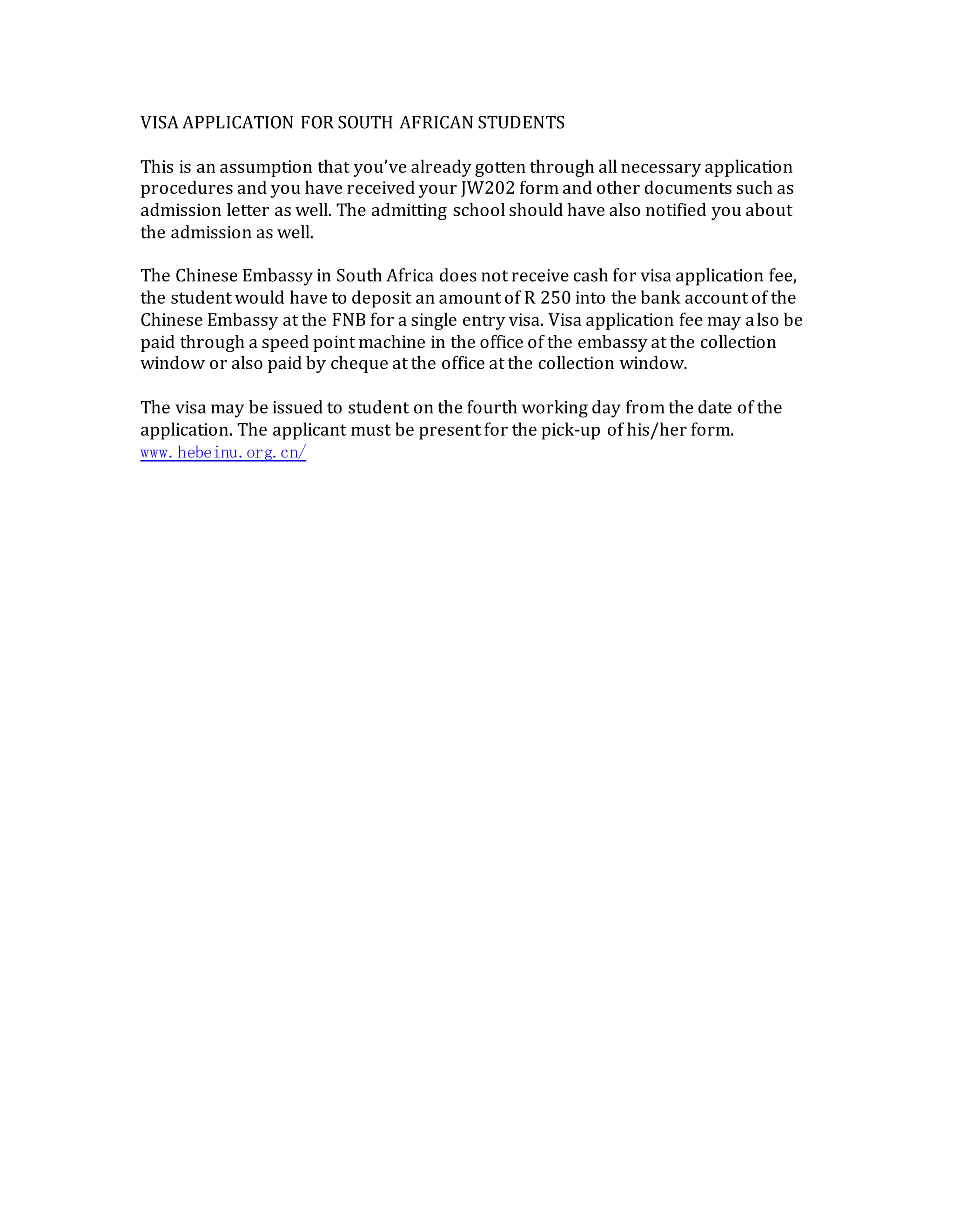 76. visa application for south african students | DOCX