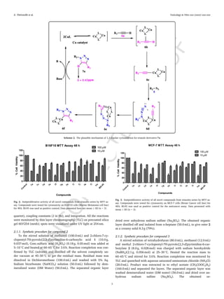 Design, synthesis and anti-tumour activity of new pyrimidine-pyrrole ...