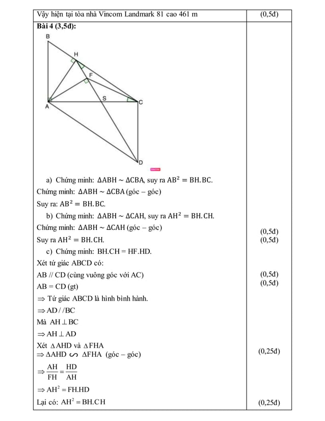 Đề Thi HK2 Toán 8 - THCS Giồng Ông Tố | DOCX