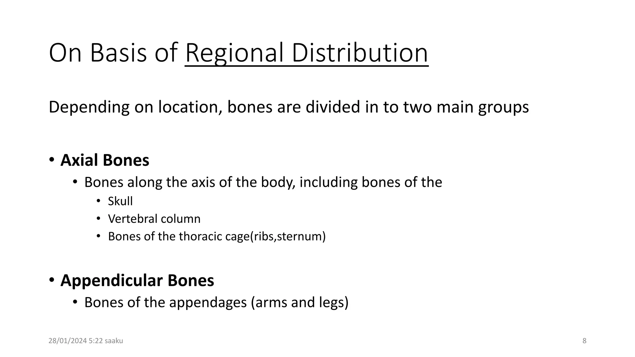 76. General Anatomy of Bone.pptx........ | PPTX