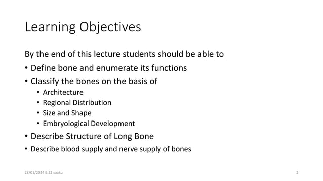 76. General Anatomy of Bone.pptx........ | PPT