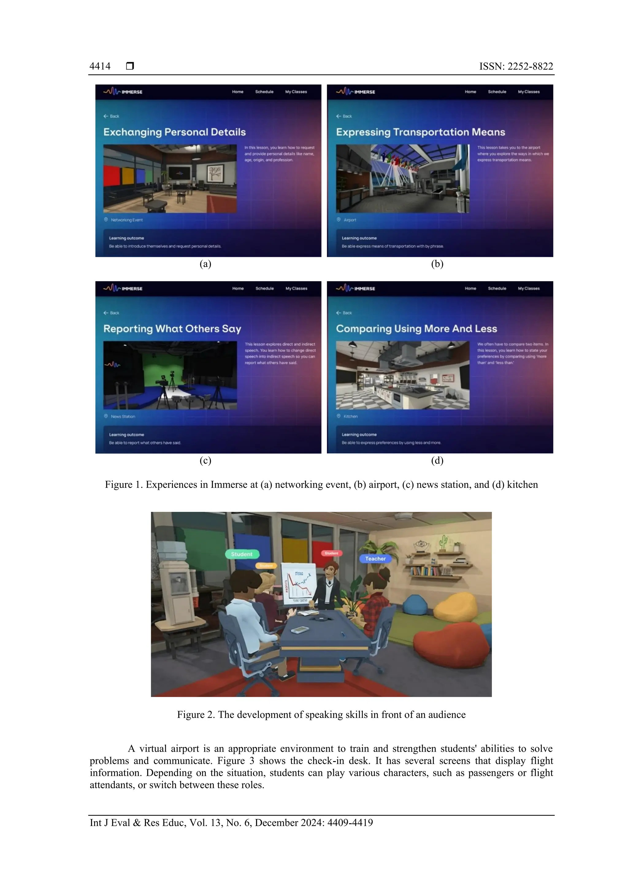 Virtual reality technologies for learning English: an example of using ...