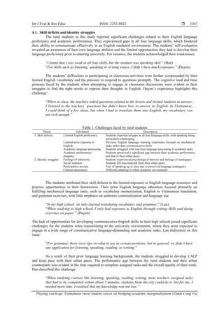 Playing catch-up: Vietnamese rural student voices on bridging academic ...