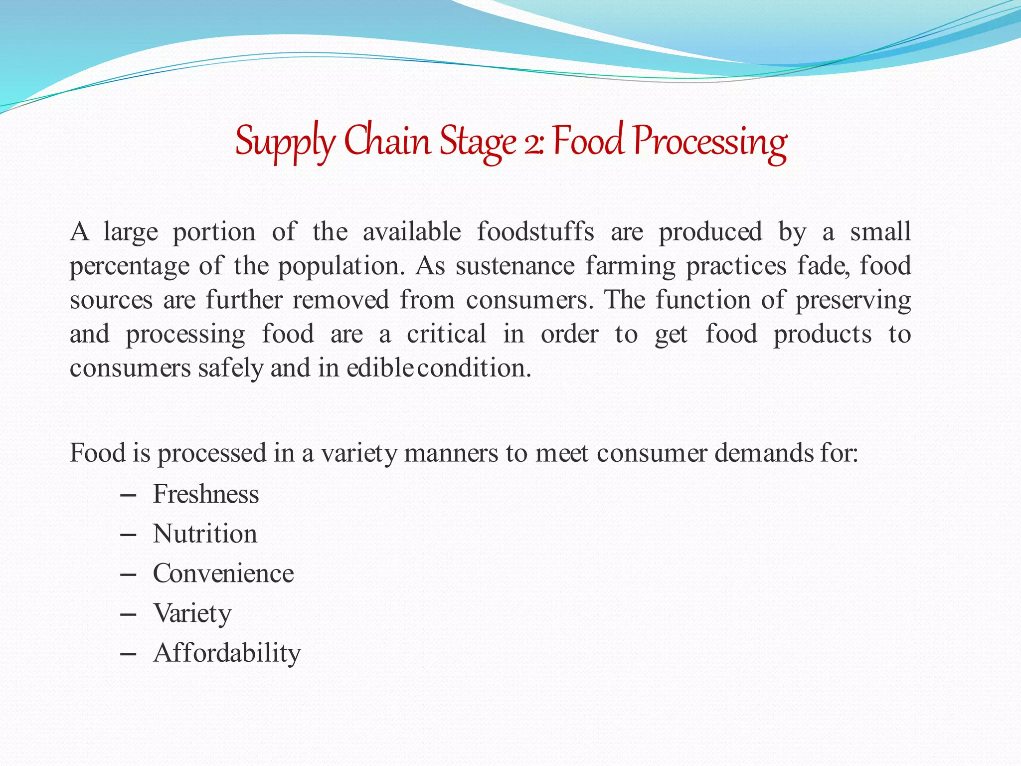 Food Supply Chain | PPTX
