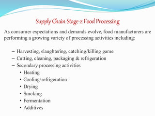 Food Supply Chain | PPTX
