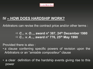 Hardship and arbitration (maritime law) | PPT