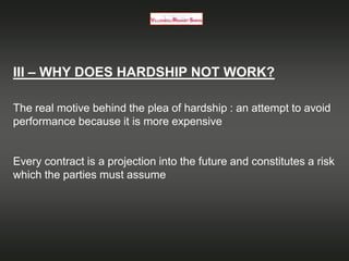 Hardship and arbitration (maritime law) | PPT
