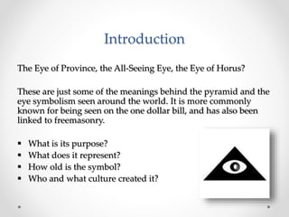 The Eye and the Pyramid | PPTX