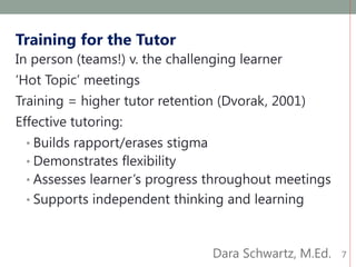 Tutoring Program Construct | PPT