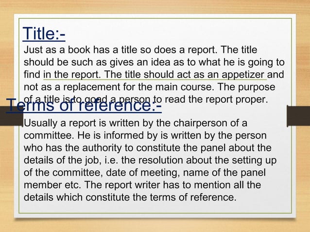 ESSENTIALS OF WRITING,TYPES OF REPORTS,. PARTS OF REPORT | PPT