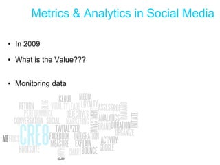Metrics & Analytics | PPT