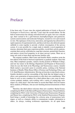 Guide to Research Techniques in Neuroscience Matt Carter | PDF