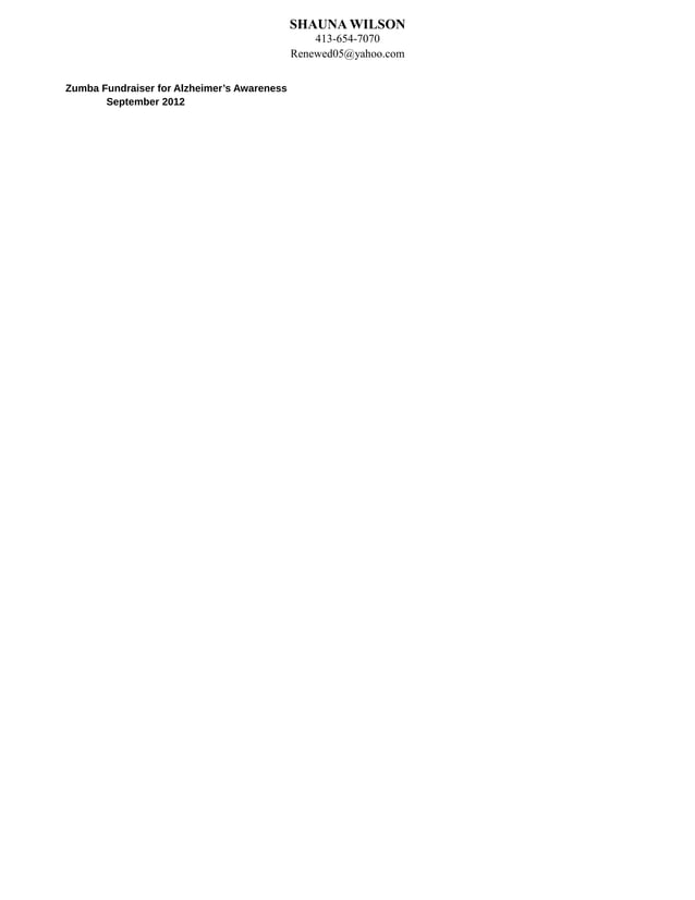 S Wilson 2016 Resume | PDF