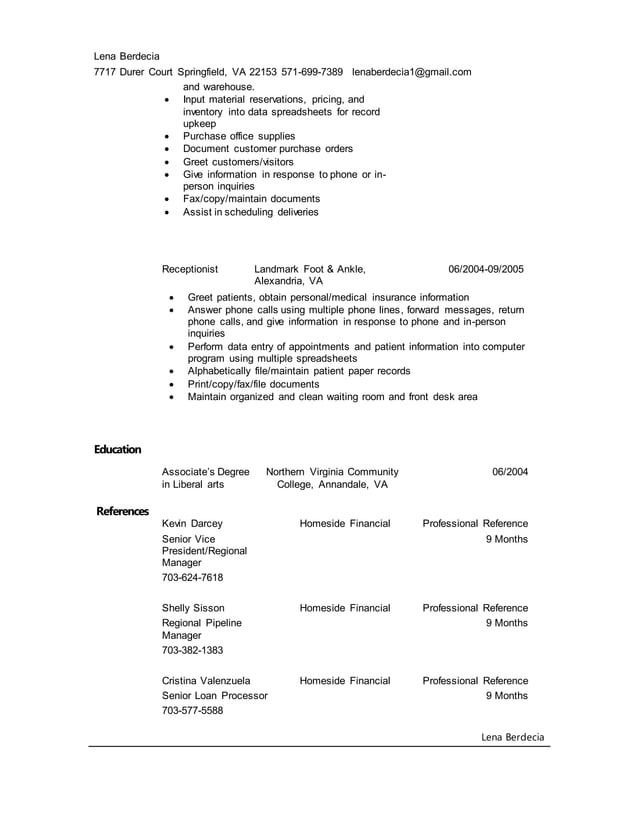 Lena's Updated Resume | DOCX