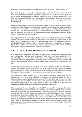 IMPROVING BITTORRENT’S PEER SELECTION FOR MULTIMEDIA CONTENT ON-DEMAND ...