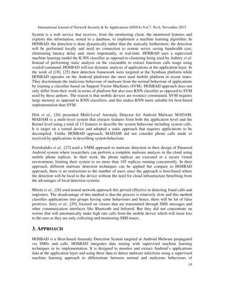 A MACHINE LEARNING APPROACH TO ANOMALY-BASED DETECTION ON ANDROID PLATFORMS | PDF