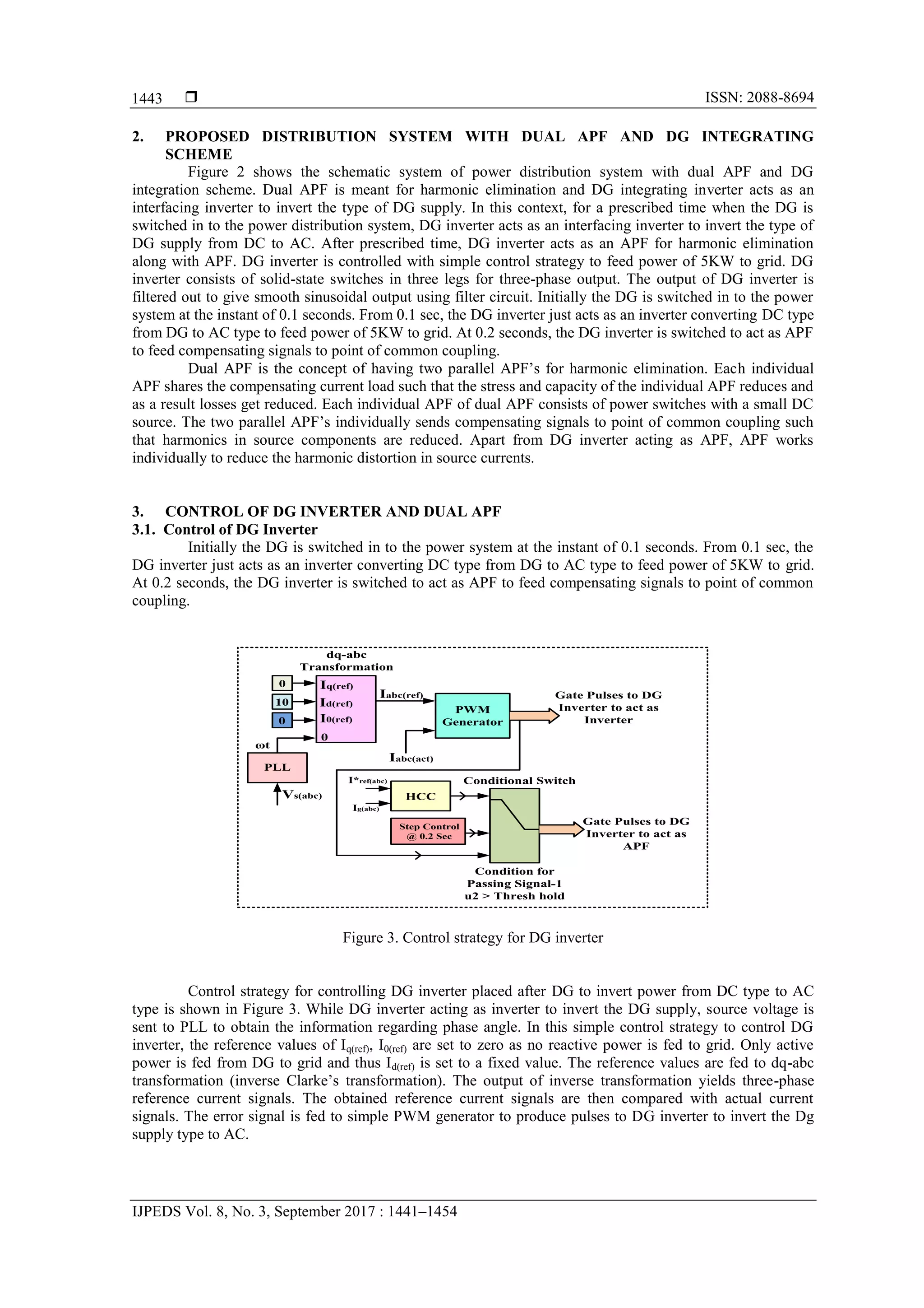 Distributed Generation Inverter as APF in Dual APF DG interfacing Scheme | PDF | Power and ...