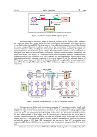 Distributed Generation Inverter as APF in Dual APF DG interfacing Scheme | PDF | Power and ...