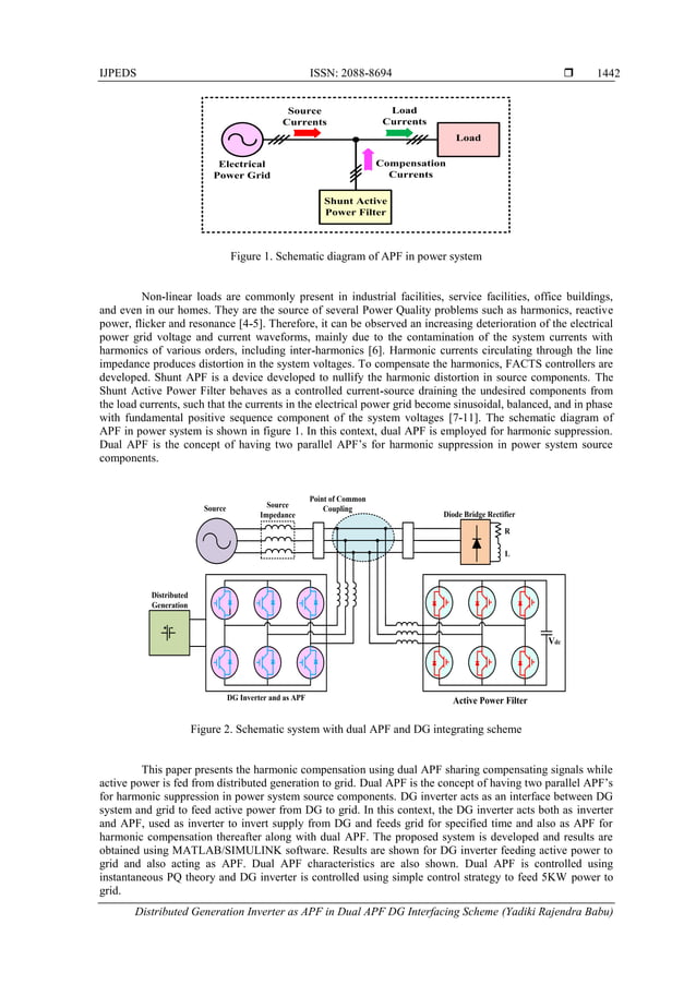 Distributed Generation Inverter as APF in Dual APF DG interfacing Scheme | PDF | Power and ...