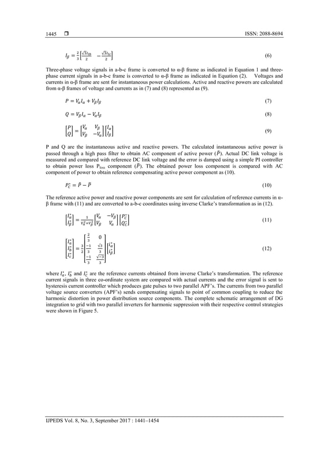 Distributed Generation Inverter as APF in Dual APF DG interfacing Scheme | PDF | Power and ...