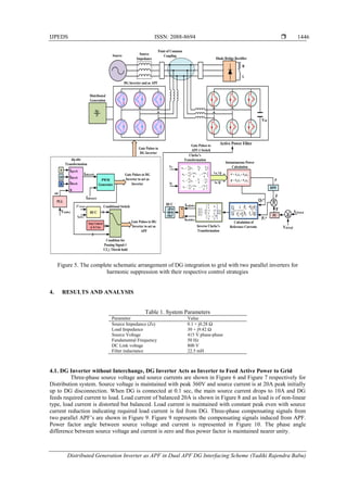 Distributed Generation Inverter as APF in Dual APF DG interfacing Scheme | PDF | Power and ...