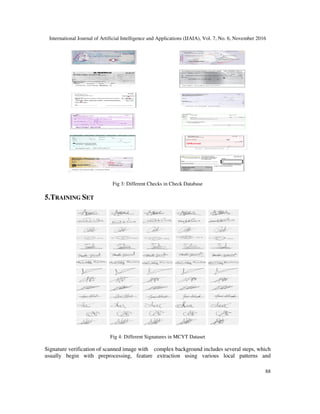 OFFLINE SIGNATURE VERIFICATION USING SUPPORT LOCAL BINARY PATTERN | PDF | Technology & Computing