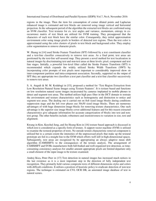 COHESIVE MULTI-ORIENTED TEXT DETECTION AND RECOGNITION STRUCTURE IN NATURAL SCENE IMAGES REGIONS ...