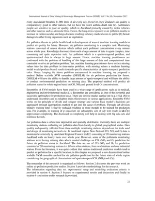 ONLINE SCALABLE SVM ENSEMBLE LEARNING METHOD (OSSELM) FOR SPATIO-TEMPORAL AIR POLLUTION ANALYSIS ...