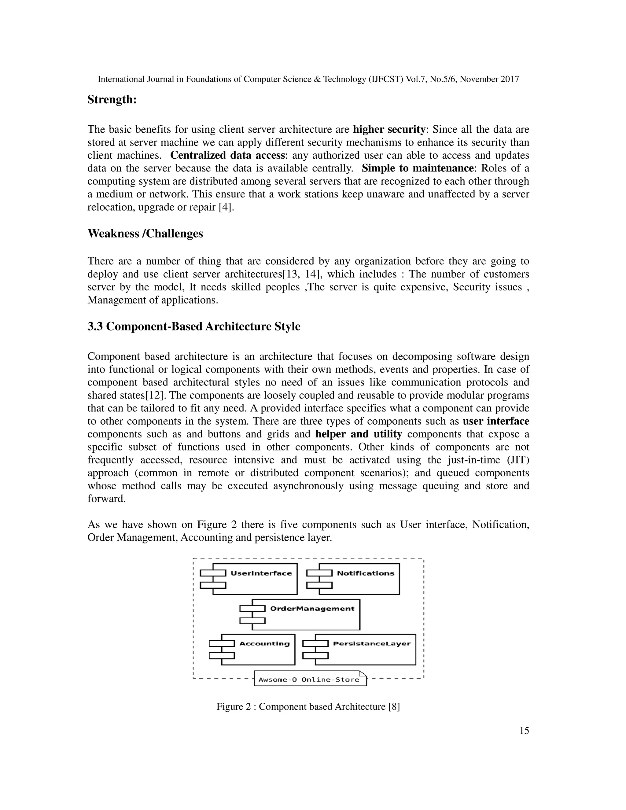 A COMPARATIVE ANALYSIS ON SOFTWARE ARCHITECTURE STYLES | PDF