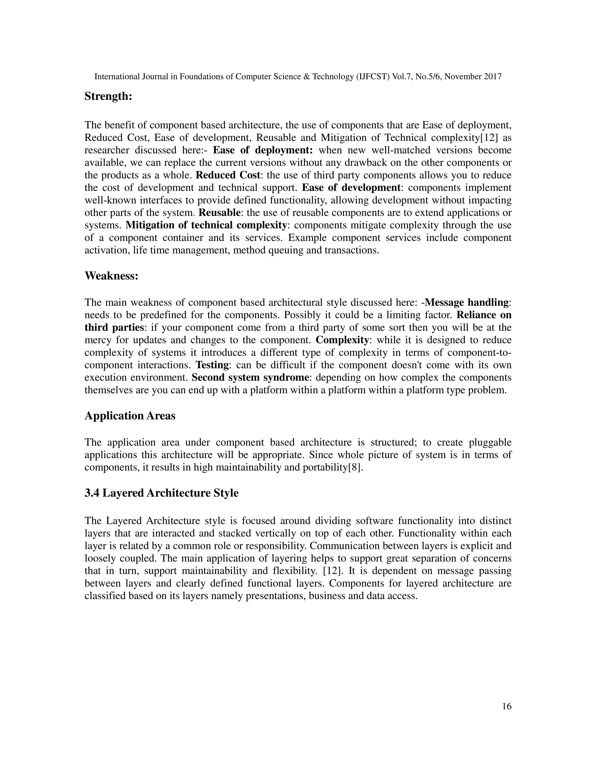 A COMPARATIVE ANALYSIS ON SOFTWARE ARCHITECTURE STYLES | PDF