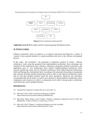 A COMPARATIVE ANALYSIS ON SOFTWARE ARCHITECTURE STYLES | PDF