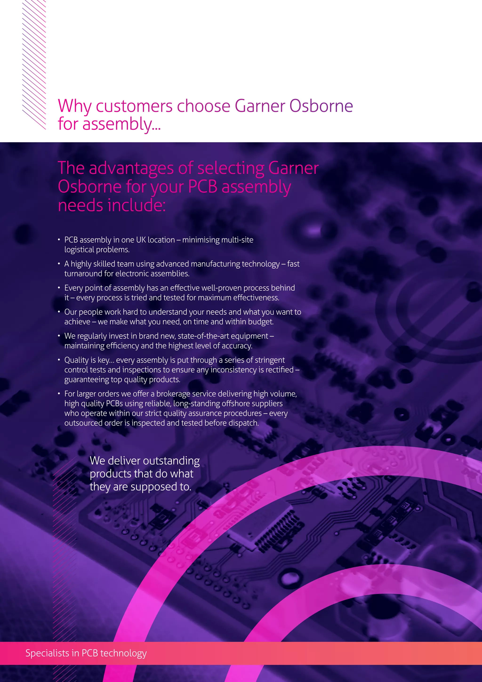 Garner Osborne Assembly Brochure | PDF