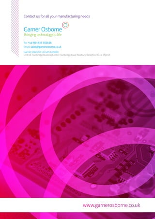 Garner Osborne Assembly Brochure | PDF