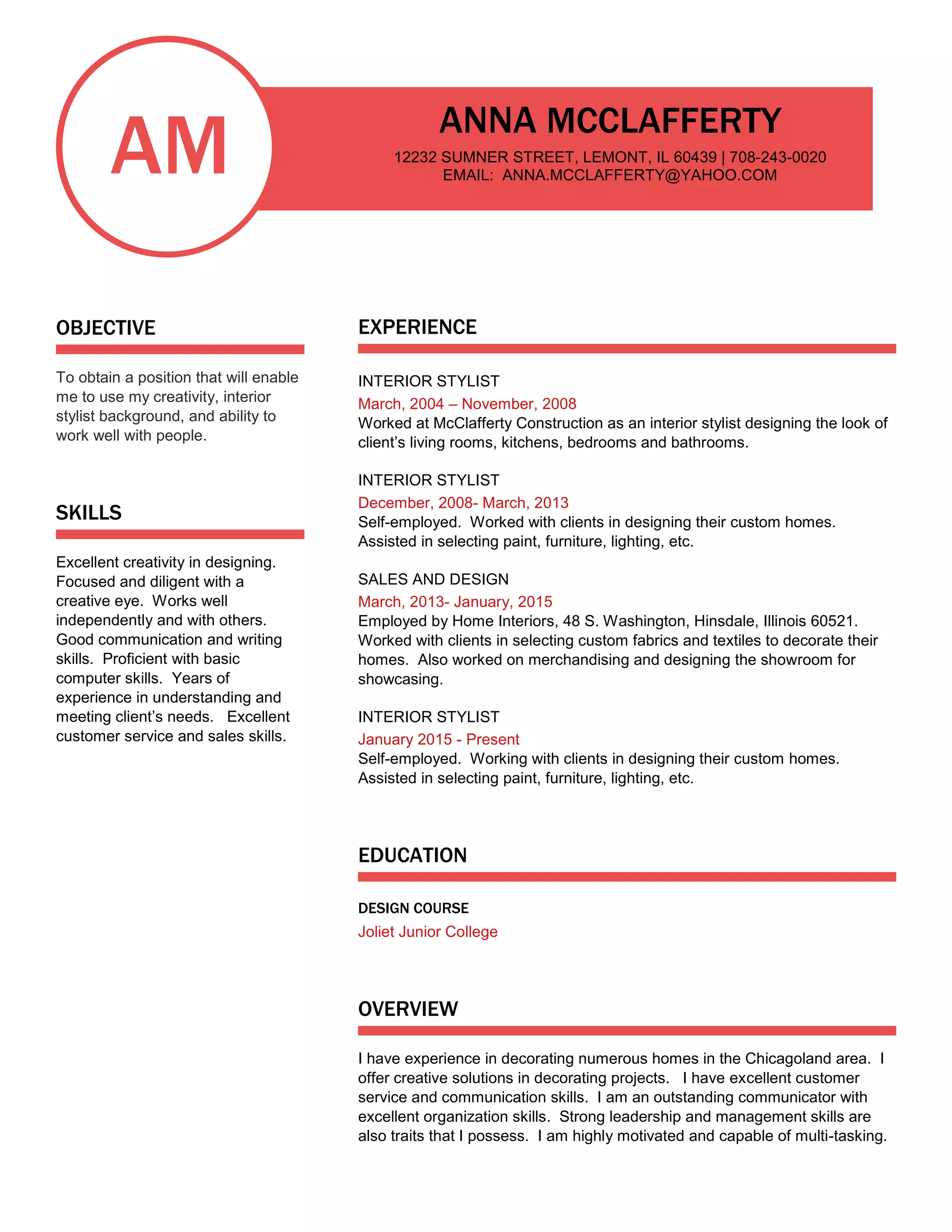 anna-resume | PDF