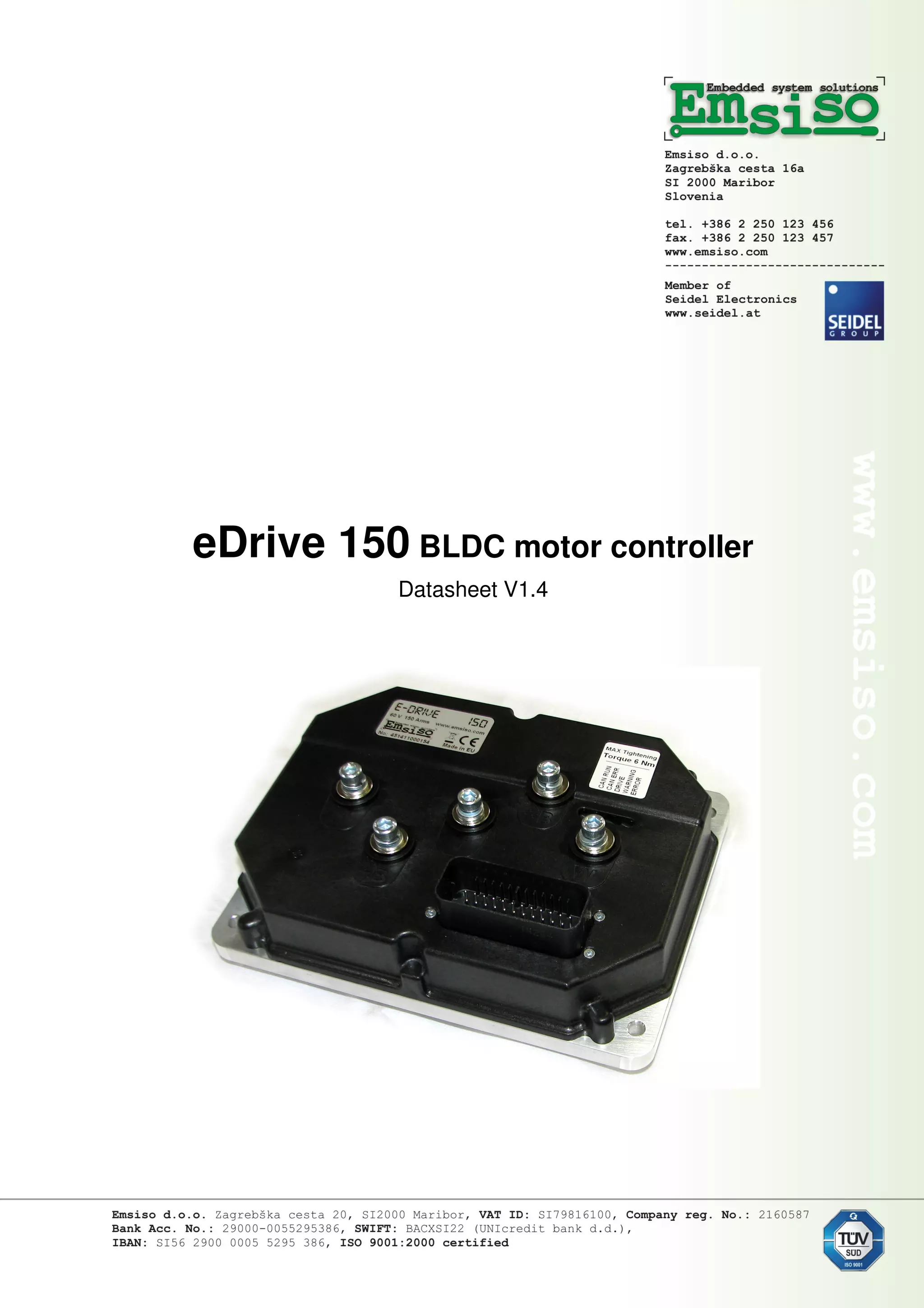 Datasheet-emdrive150 | PDF