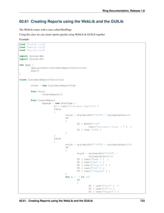 The Ring programming language version 1.8 book - Part 77 of 202 | PDF
