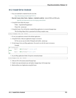 The Ring programming language version 1.8 book - Part 77 of 202 | PDF