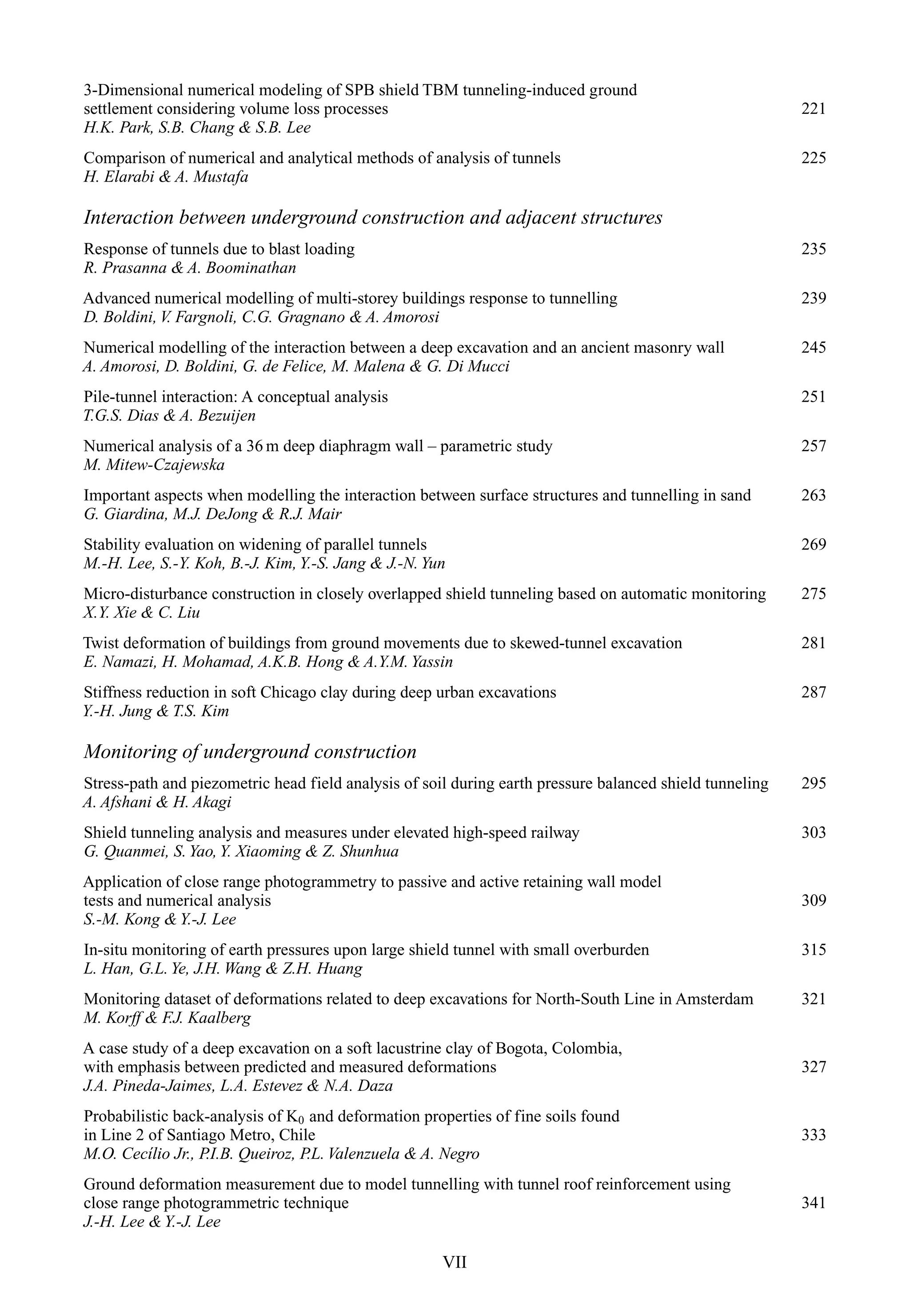 Geotechnical Aspects of Underground Construction in Soft Ground ...