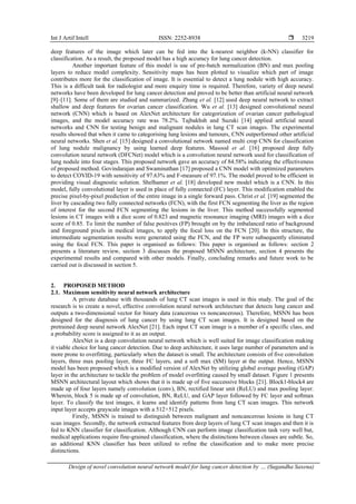 Design of novel convolution neural network model for lung cancer ...