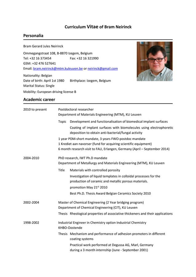 CV-Bram_Neirinck-academic | PDF