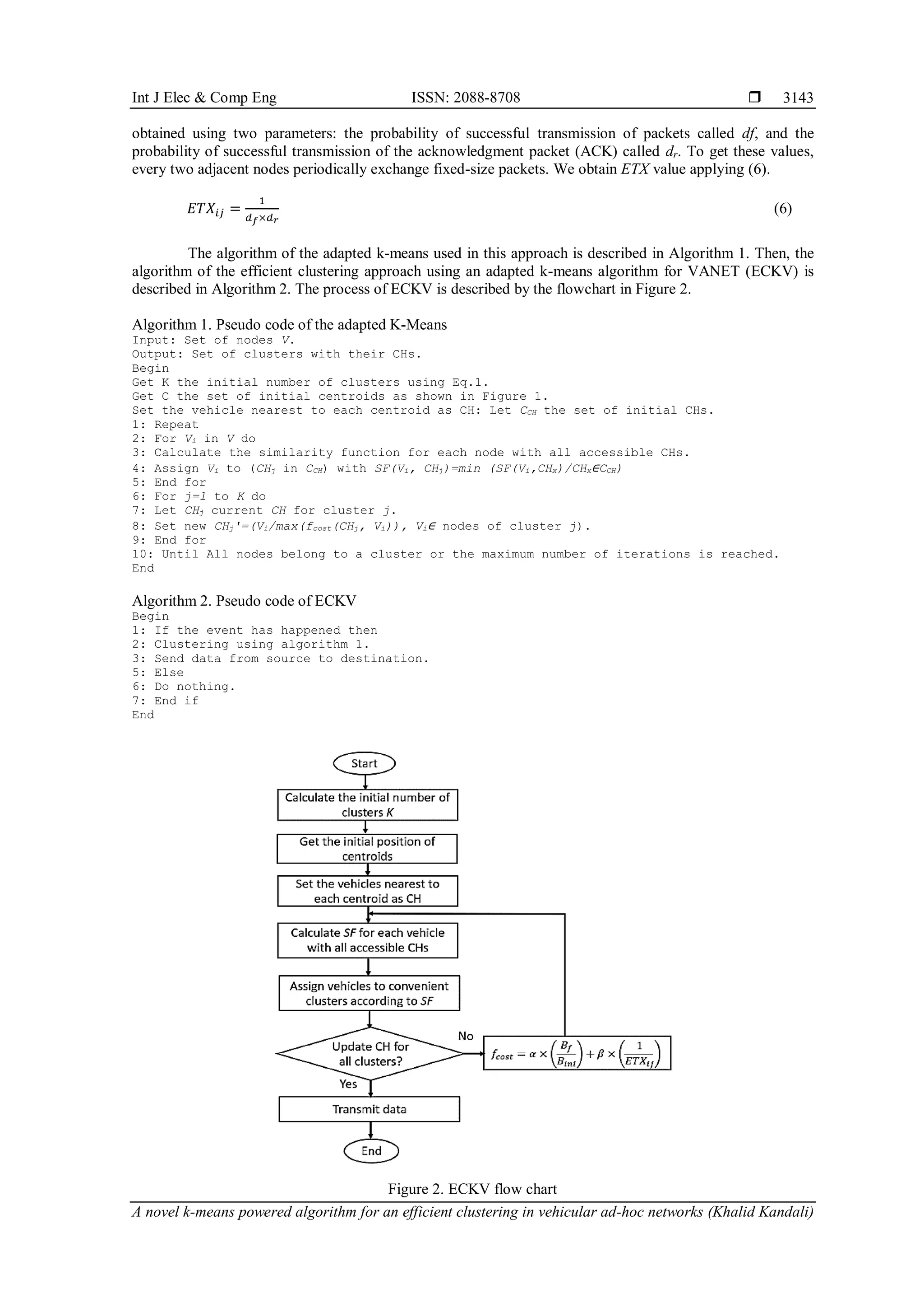 A novel k-means powered algorithm for an efficient clustering in vehicular ad-hoc networks | PDF ...