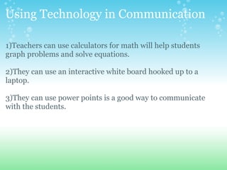 Technology in Mathematics and Science | PPT