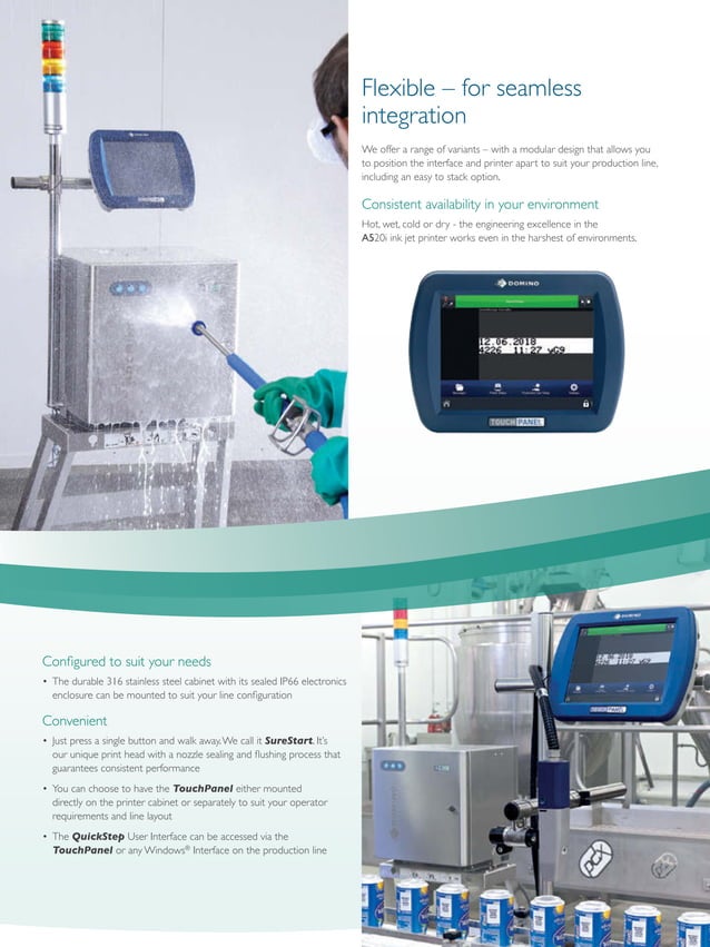 Domino-A520i-continuous-inkjet-printer | PDF | Computer Peripherals | Computing